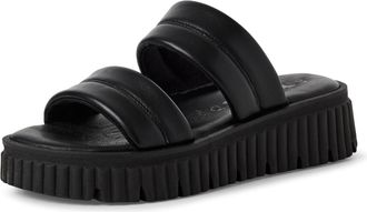 Tamaris Damenschuhe Klassische Ballerinas, Frauen Flats, Comfort Lining, TOUCHit-Fußbett, Slip-ons, klassisch elegant, Ballerinen, Black, 42 EU