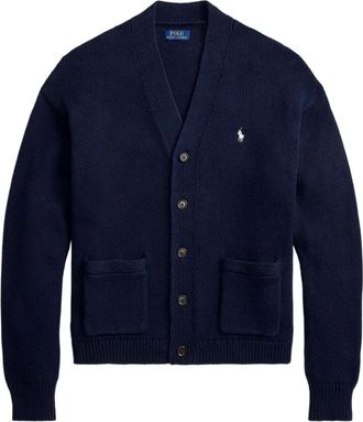 Polo Ralph Lauren Cardigan mit Logo-Stickerei - Blau