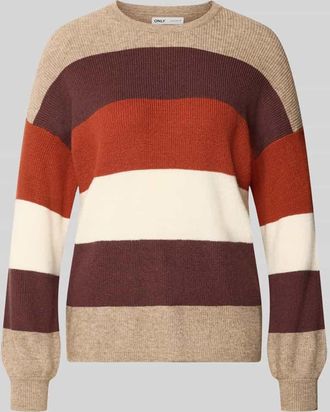 Only Regular Fit Pullover aus Viskose-Mix Modell LATIA