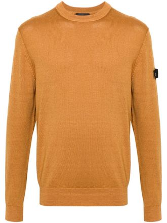 Peuterey pull à patch logo - Marron