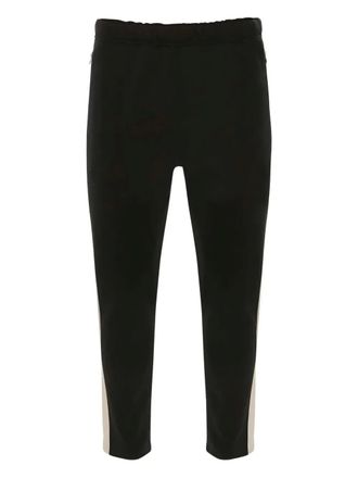 Alexander McQueen pantalon de jogging &agrave; bandes contrastantes - Noir