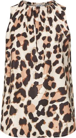 Lascana Blusentop aus Satin mit Leoprint, elegantes Top