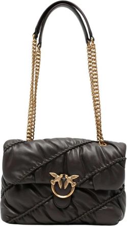 Pinko Love Puff Classic Schultertasche - - Bags - Damen - Braun - ONE SIZE