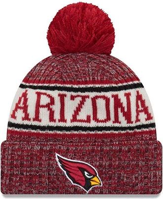 New Era ONF18 Sport Knit Bommelmütze Arizona Cardinals Rot, Size:ONE Size