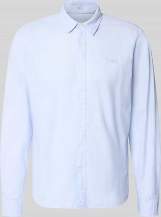 Pepe Jeans London Regular Fit Freizeithemd aus Leinen-Baumwoll-Mix Modell PAYTON