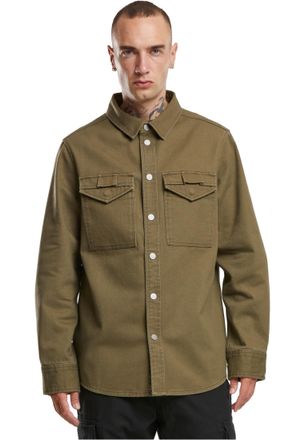 Brandit Heavy Twill Shirt, Farbe: Olive, Gr&ouml;&szlig;e: 4XL