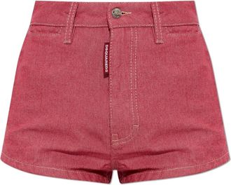 Dsquared2 Femme, Shorts, Rouge, Taille: 38 FR Denim Shorts