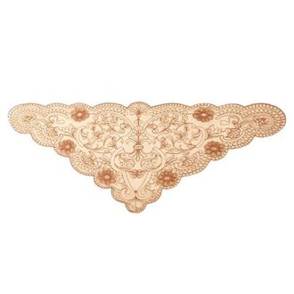 Generic Mantilla Foulard respirant en dentelle pour femme en polyester l&eacute;ger &agrave; porter au quotidien et &agrave; lext&eacute;rieur &Eacute;charpe &eacute;l&eacute;gante en dentelle confortable Po