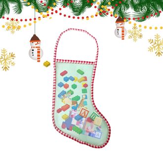 Generic Christusstrumpf Dekoration Mesh - Weihnachtliche Socken Aufbewahrungsbeutel,Festlicher Aufbewahrungsbeutel Für Indoor Zuhause Versammlung Party Snacks