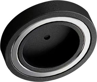 Hemoton Magnetischer Wandhalter Haartrockner Düsenhalter Selbstklebend Aluminium Glättdüse Halterung für Haartrockner Zubehör Platzsparend Stabil Elegant