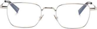 Saint Laurent Eyewear Brille mit eckigem Gestell - Silber