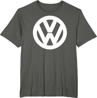 Volkswagen Classic Wei&szlig;es VW-Logo T-Shirt