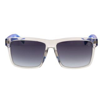 Timberland TI-1063346 Stainless Steel Square Sunglasses - Gray