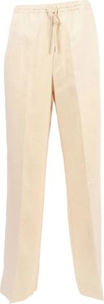 BRIGLIA 1949 Femme, Pantalons, Beige, Taille: 38 FR Wide Pantalons