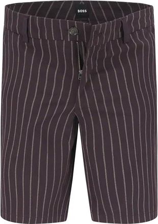 HUGO BOSS Herren Shorts braun gestreift