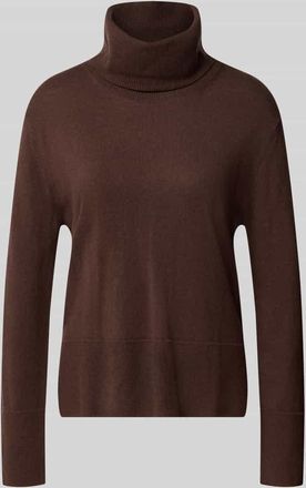Tom Tailor Regular Fit Rollkragenpullover aus Baumwoll-Kaschmir-Mix