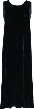 A.N.G.E.L.O. Vintage Cult robe longue en velours (années 1990) - Bleu