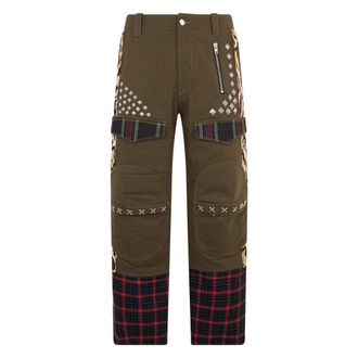 Moschino Dekorierte gerade Hose - - Trousers - Herren - Mehrfarbig - L