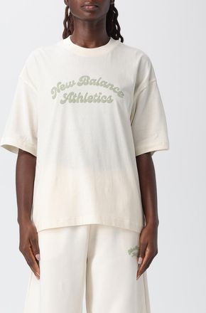 New Balance T-Shirt NEW BALANCE Femme couleur Crème