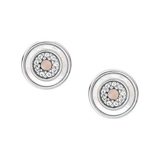 Fossil Boucles DOreilles Pour Femmes Elliott, Longueur : 7mm, Largeur : 7mm Boucles DOreilles En Argent, JFS00551040