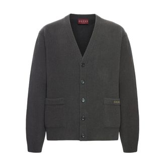 Gucci L/S Cardigan 3019 - - Knitwear - Herren - Grau - M