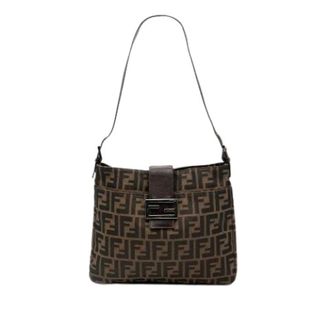Fendi Sac bandouli&egrave;re Pre-owned en toile - Femme - Pre-owned - Brun - Taille: ONE Size