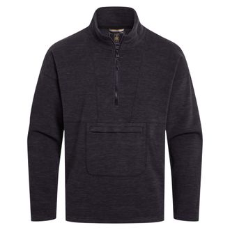 Craghoppers Esk II Fleece-Oberteil f&uuml;r Herren, mit halbem Rei&szlig;verschluss (Schwarz)