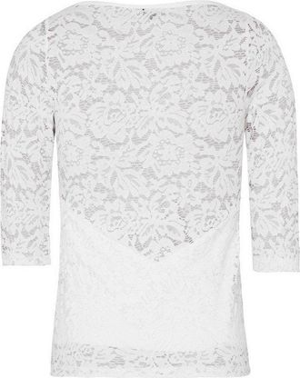 hangOwear Trachtenshirt Blusenshirt - FORTUNA - offwei&szlig;