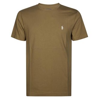 Polo Ralph Lauren Homme, Tops, Brun, Taille: S T-shirt avec logo