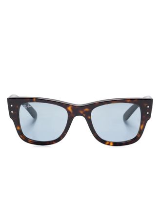 Ray-Ban lunettes de soleil Mega Wayfarer - Marron