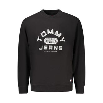 Tommy Hilfiger Cotton Rundhals-Sweatshirt - - Sweatshirts & Hoodies - Herren - Schwarzk - S