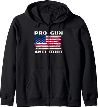 The Salty Veteran Pro-Gun Anti-Idiot Kapuzenjacke