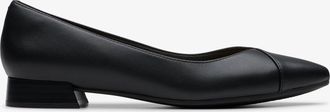 Clarks Natalyn Wunsch Schwarze Lederschuhe