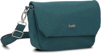 zwei sac à épaule bandoulière Mademoiselle.M M40 Pacific bleu pétrole