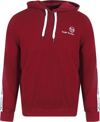 Sergio Tacchini Burgunder Devok Kapuzenpullover