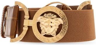 Versace Femme, Accessoires, Brun, Taille: XS Ceinture &Eacute;lastique