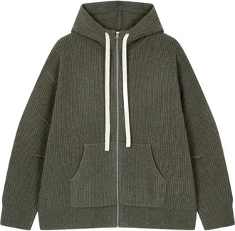 STUDIO TOMBOY Gerippter Hoodie - Grün