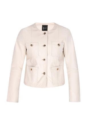 Faina Jacke Frauen Wei&szlig;