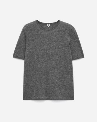 Arket Oberteil Aus Reinem Kaschmir -Grau