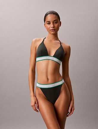 Calvin Klein Haut de maillot de bain triangle dos nu - CK Icon