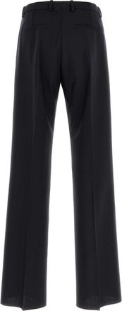 Jil Sander Virgin Wool and Mohair Trousers - Navy