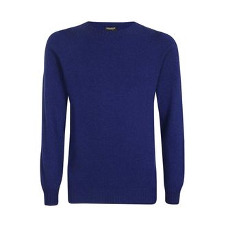 Dondup Gerippter Kaschmirpullover - - Knitwear - Herren - Blau - XL