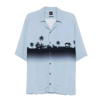 HUGO BOSS Herren, Shirts, Blau, MGr&ouml;&szlig;e