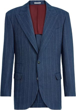 Brunello Cucinelli Homme, Vestes, Bleu, Taille: L Veste