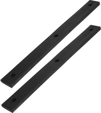 Angoily 2 Stück Teiliges Stoßdämpfendes Gummipad mit Stahlplatte rutschfeste Verschleißfeste Schutzmatte für Glasregale und Transportschutz Wiederverwendbar V