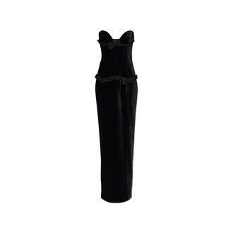 Alessandra Rich Off-Shoulder-Kleid - - Dresses - Damen - Schwarzk - 2XS
