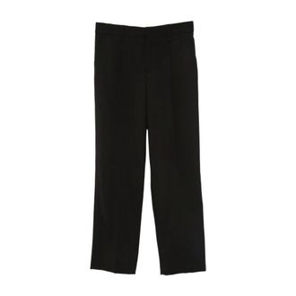 Federico Cina Homme, Pantalons, Noir, Taille: L Straight Pantalons