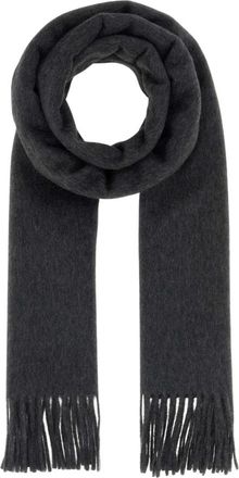 Saint Laurent Echarpe Cachemire Cassandre - - Accessories - unisex - Grau - ONE SIZE
