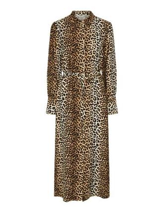 Vero Moda Yaskaya Ls Long Shirt Dress S. Noos Kaya Robe Longue, Nomad, 46 Femmes