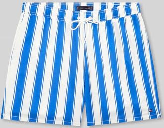 Tommy Hilfiger Regular Fit Badeshorts mit Allover-Muster